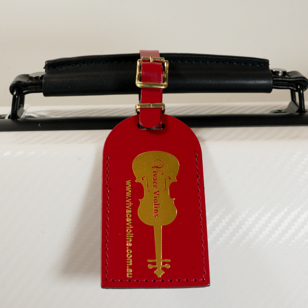 Vivace Music Name Tag - Red - Vivace Violins