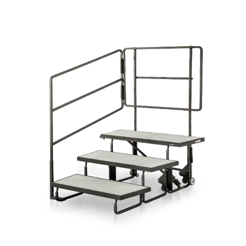 Alges Choral Riser – Back Rail for 3rd Step - Vivace Violins