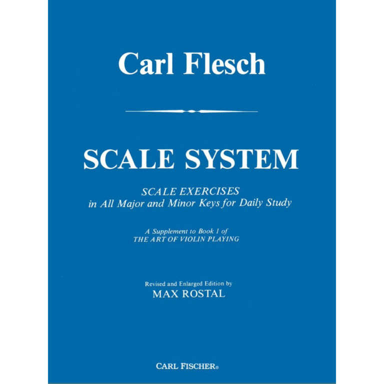 Carl Flesch - Scale System, Edited by Max Rostal (Published by Carl ...